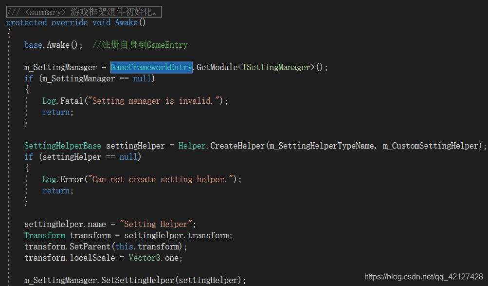 Gameframework 学习笔记(二)setting模块gameframework Setting Csdn博客