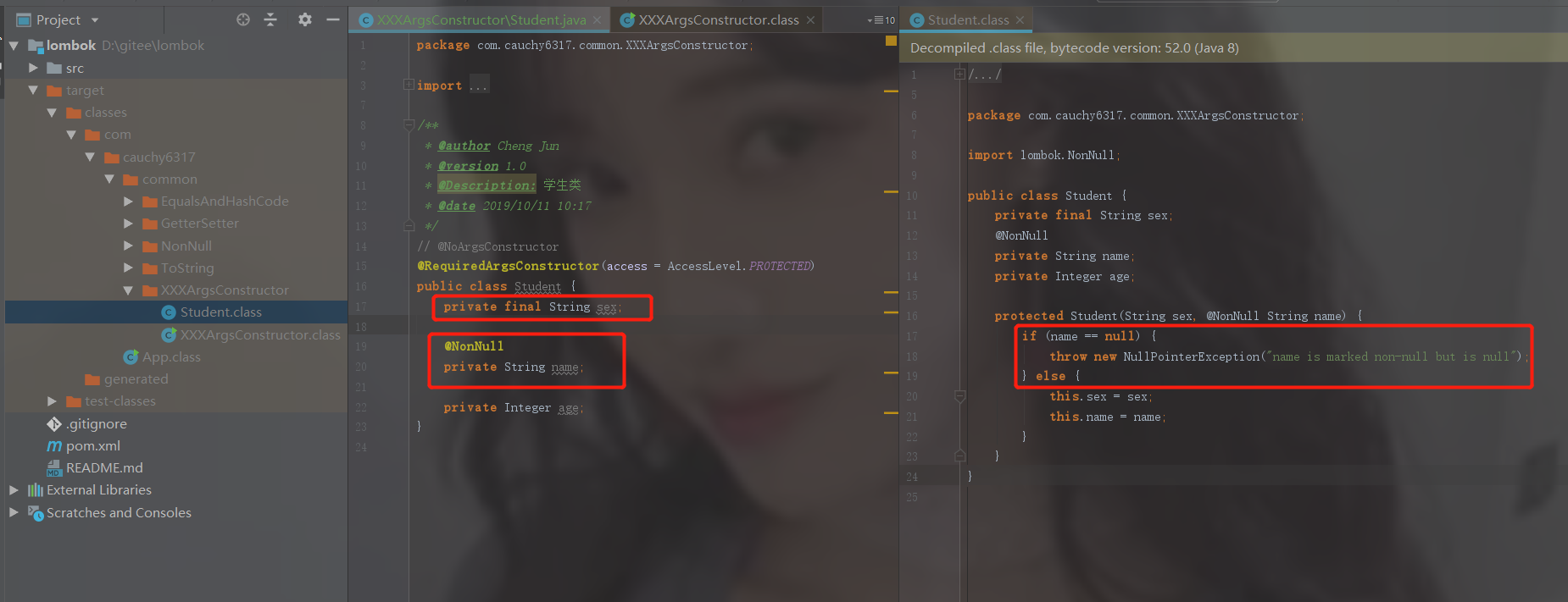 Lombok之xxxargsconstructor系列注解使用 Csdn博客 