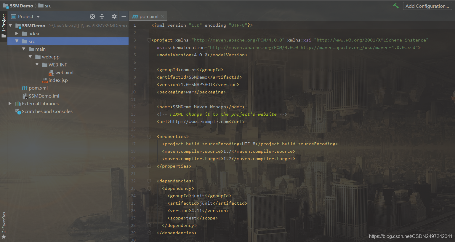 Ssm框架自学 五 ——maven构建ssm项目快速入门 Ssm Maven Deploy Csdn博客