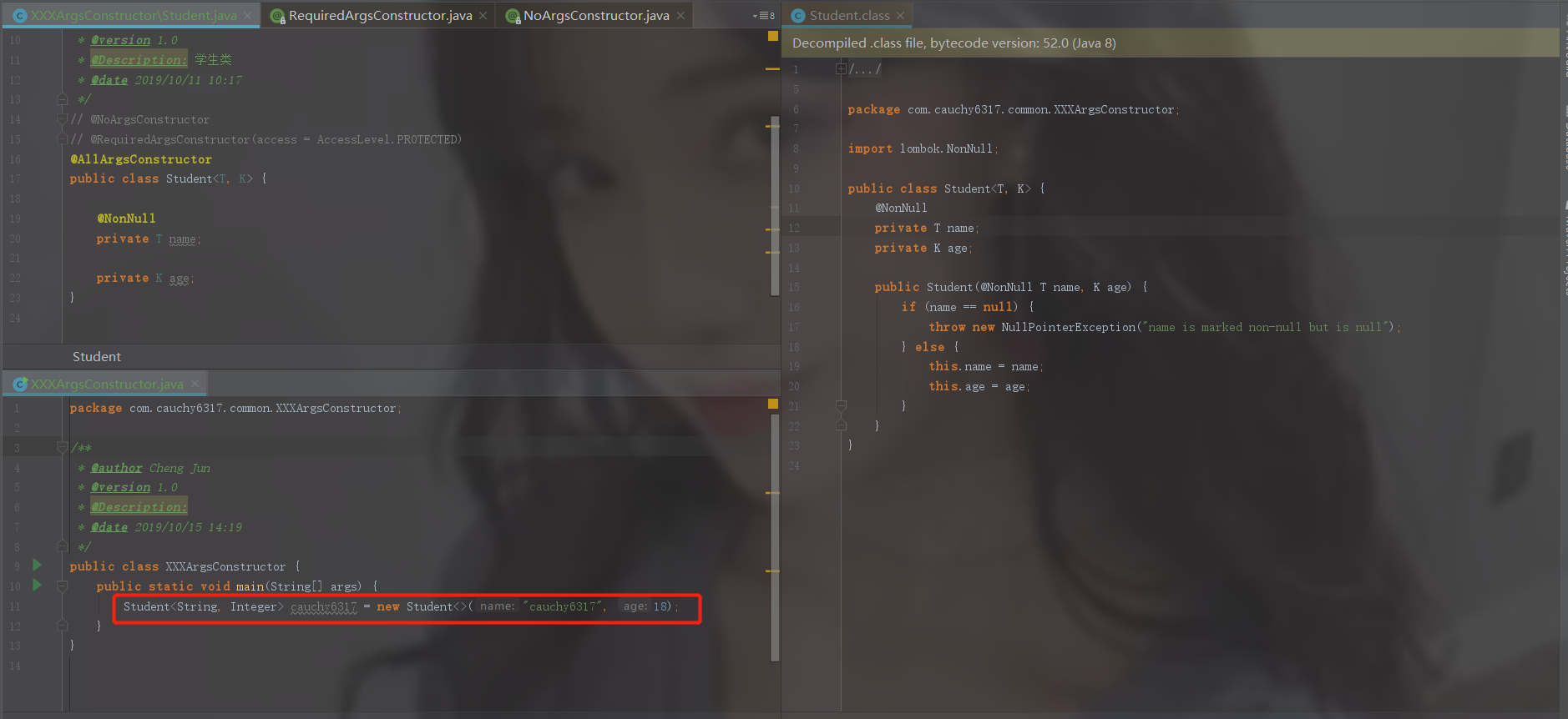 Lombok之@XXXArgsConstructor系列注解使用-CSDN博客