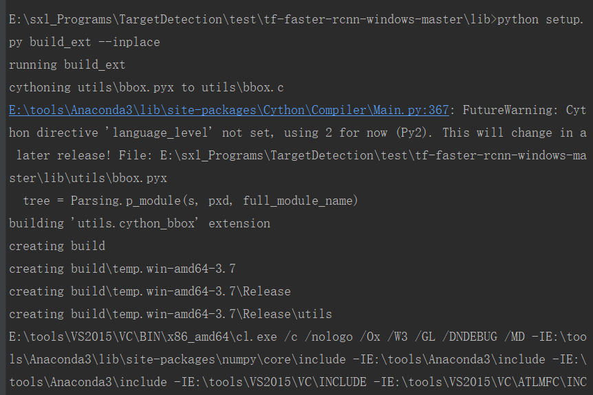 ModuleNotFoundError: No module named 'utils.cython_bbox'_modulenotfounderror: no module named ...