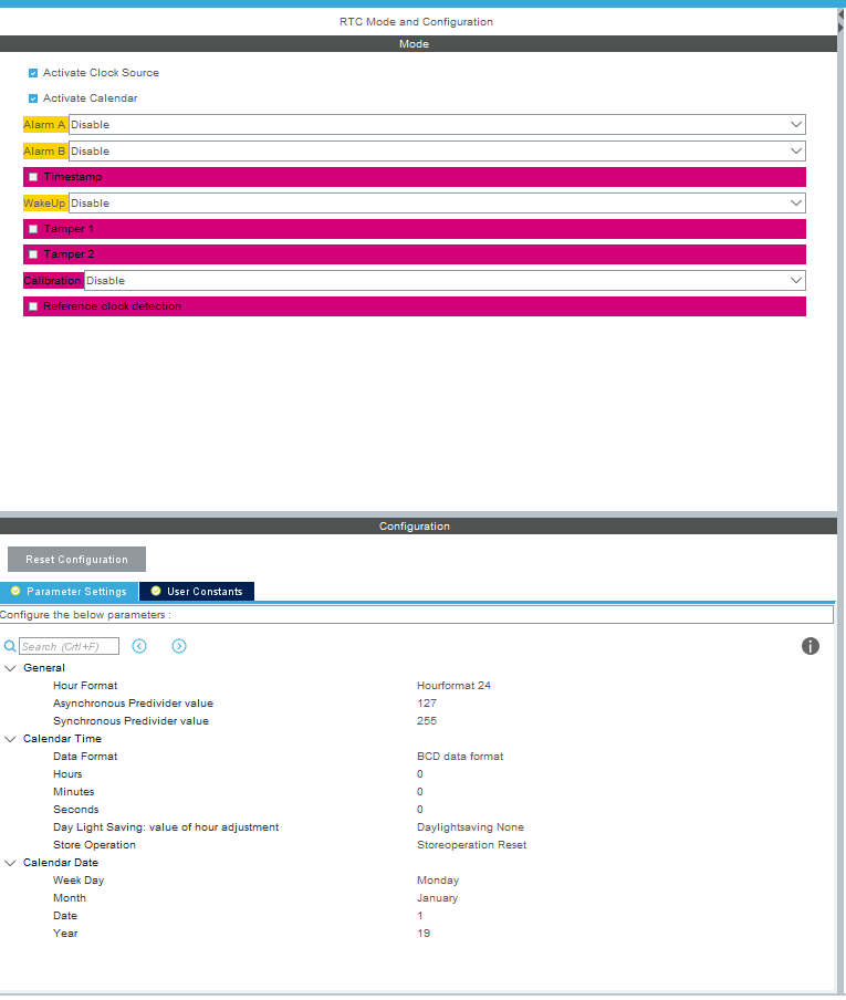 Stm32 Rtc使用rtc Handle Typedef Hrtc Csdn博客 
