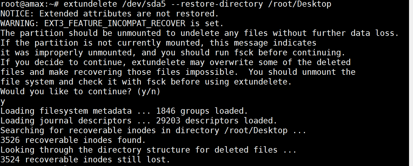 linux文件误删恢复debugfs和extundelete_linux rm的文件夹恢复debugfs-CSDN博客