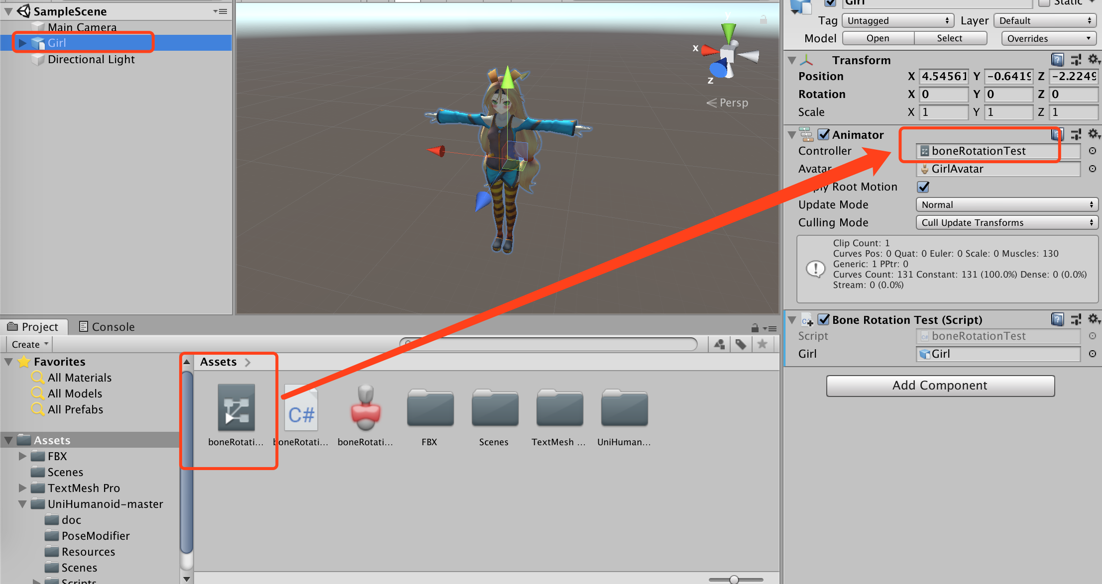 Unity 修改场景中人型骨骼模型的骨骼旋转角度_unity humanbodybones-CSDN博客