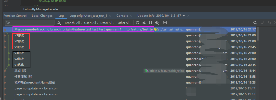 idea中，如何修改已经commit记录的message？如何修改已经push过记录message？_idea edit commit message-CSDN博客