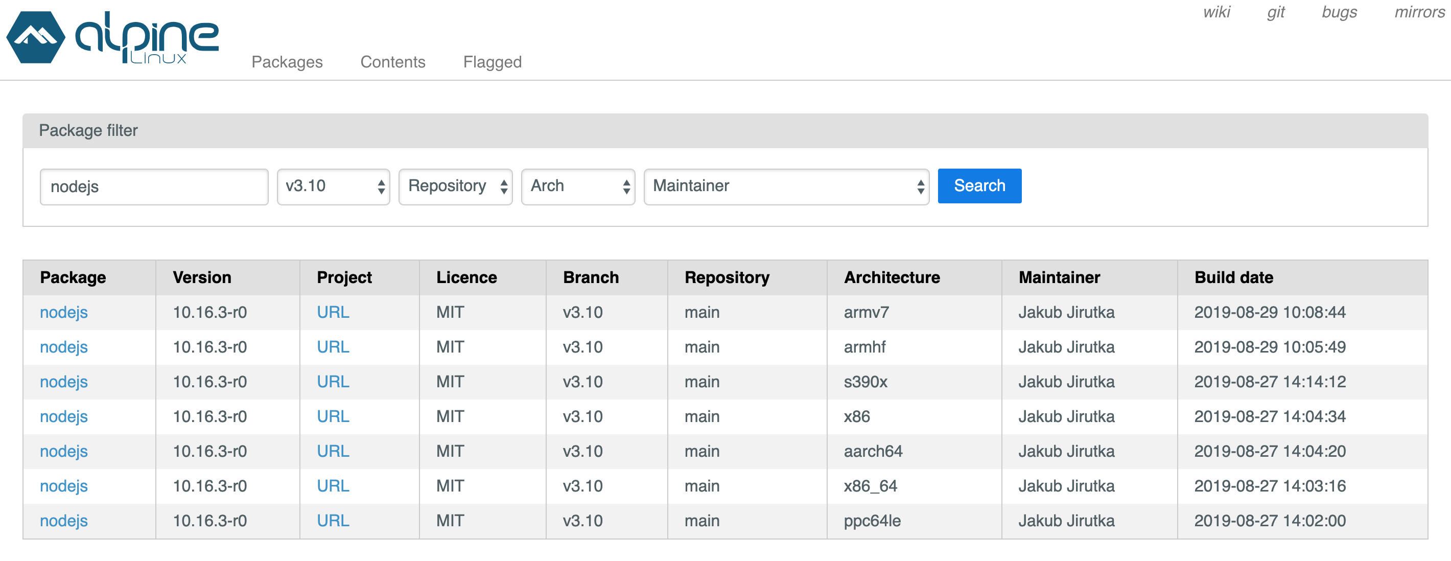 如何构建基于Alpine的NodeJS镜像_alpine 对应 nodejs npm各个版本-CSDN博客