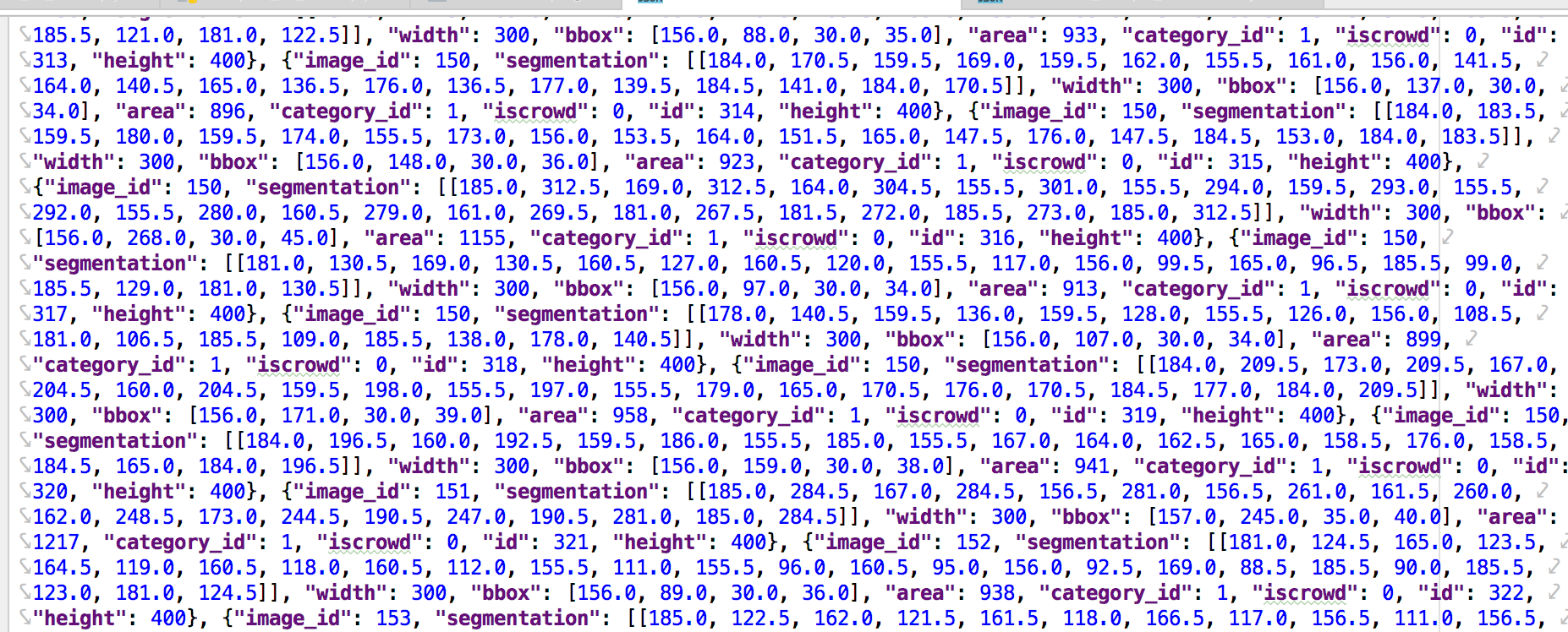 制作自己的coco数据集，训练mask R Cnnrcnn Coco Csdn博客 5890