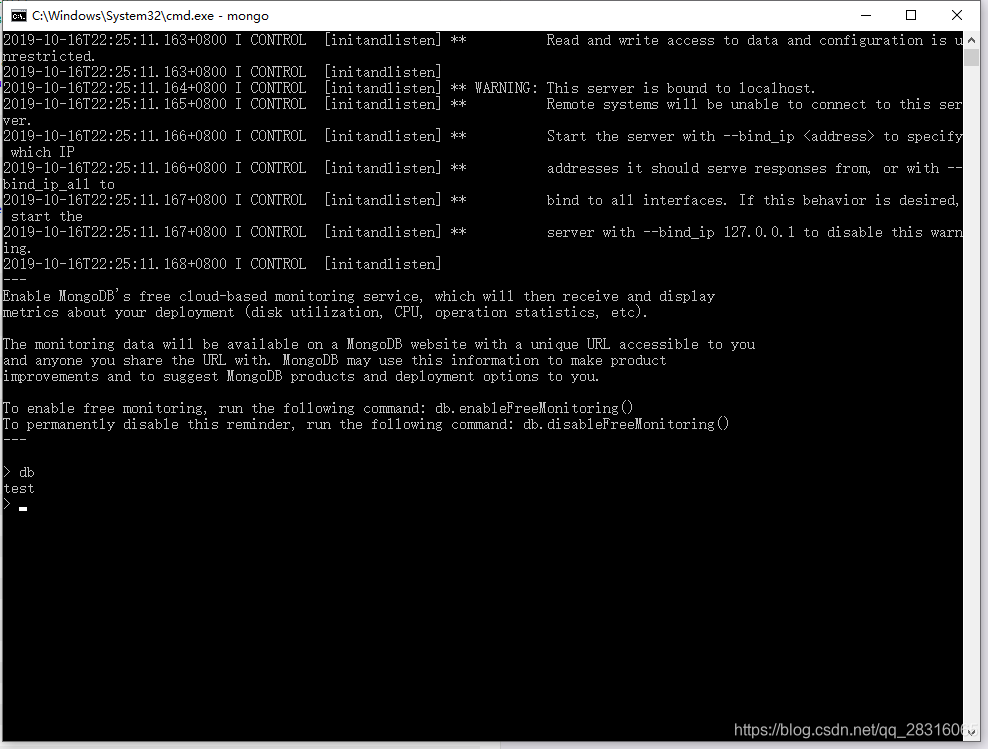 Mongodb学习【一】mongodb免安装版配置启动及简单crud操作 Cc Chen的博客 Csdn博客