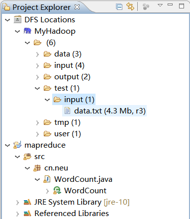 Eclipse运行WordCount（详细版）_在eclipse中运行wordcount源代码-CSDN博客