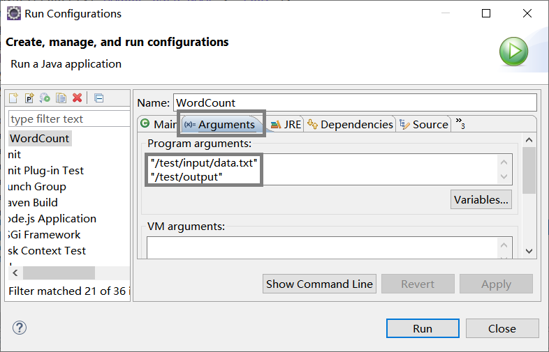Eclipse运行WordCount（详细版）_在eclipse中运行wordcount源代码-CSDN博客