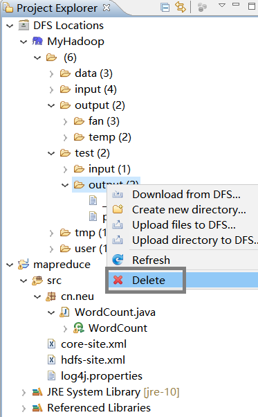 Eclipse运行WordCount（详细版）_在eclipse中运行wordcount源代码-CSDN博客