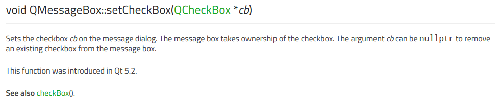 QMessageBox增加QCheckBox复选框 - 代码先锋网