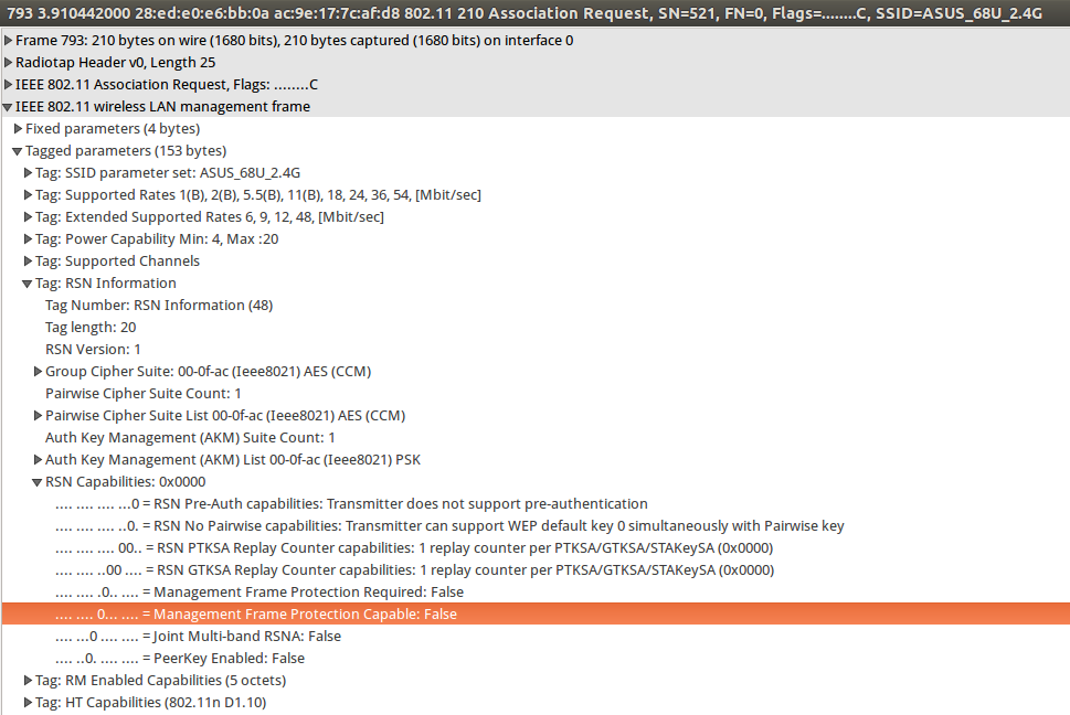 配置支持IEEE 802.11w (management frame protection)-CSDN博客