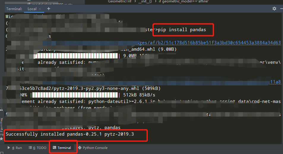 PythonCharm安装Pandas包_pandas下红线-CSDN博客