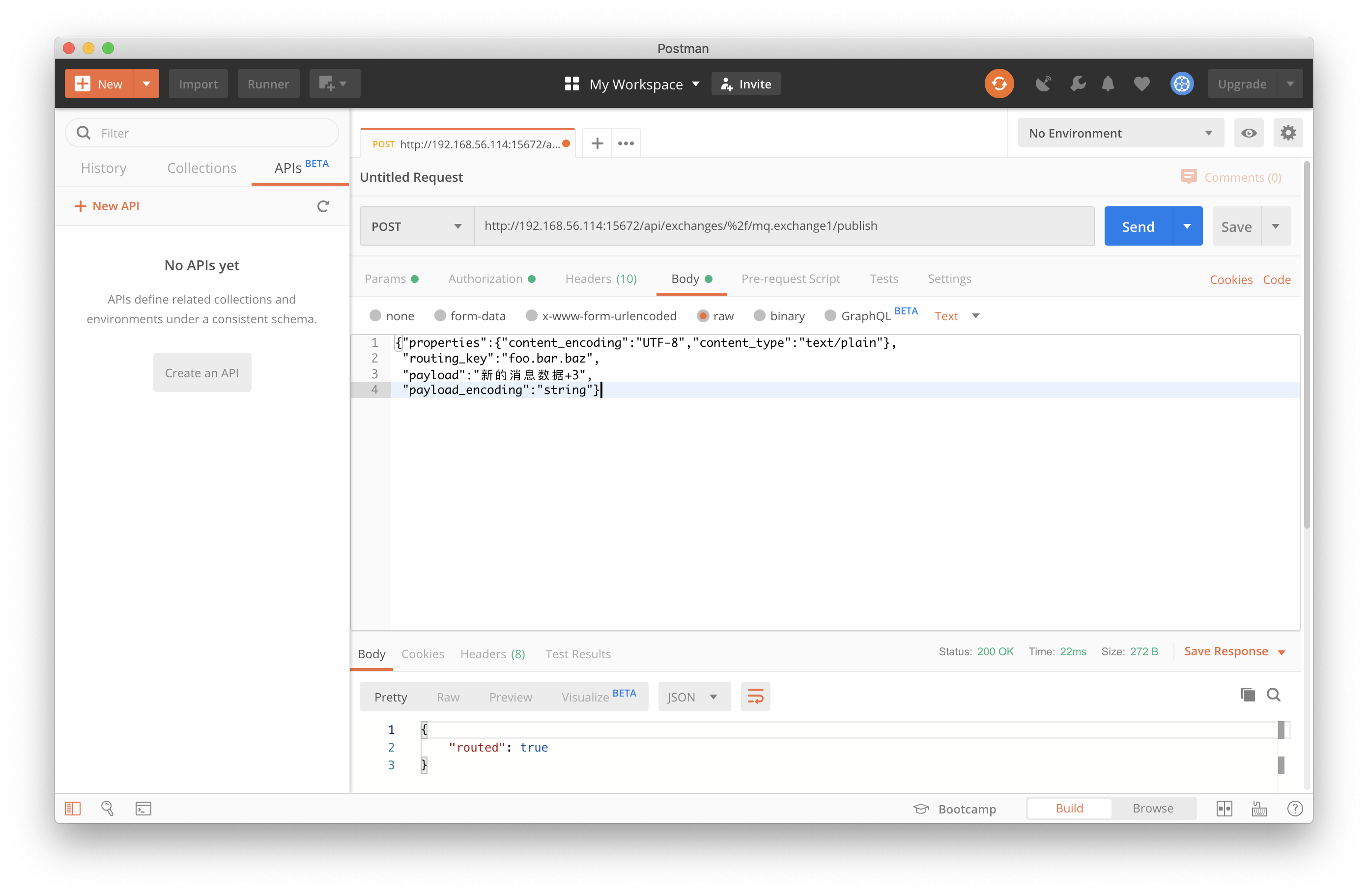 Caused by: java.lang.NoSuchMethodException: hello.Receiver.receiveMessage([B)_failed to invoke ...