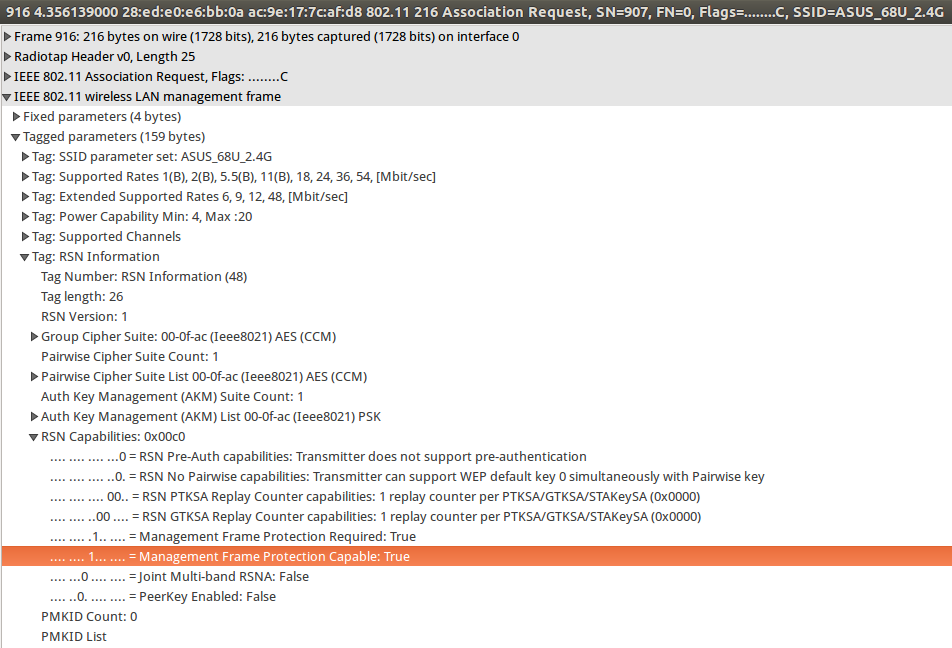 配置支持IEEE 802.11w (management frame protection)-CSDN博客