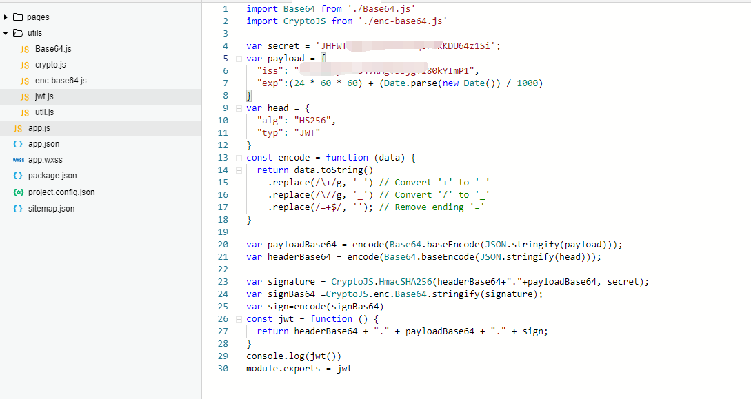 JWT前端加密过程_前端jwt加密-CSDN博客