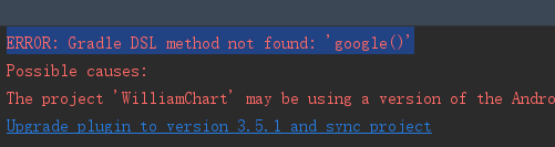 ERROR: Gradle DSL method not found: 'google()'-CSDN博客