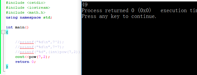 【C++】关于"^"的问题：是异或还是指数运算符和pow的返回值是double类型_c∧key[i] c++-CSDN博客