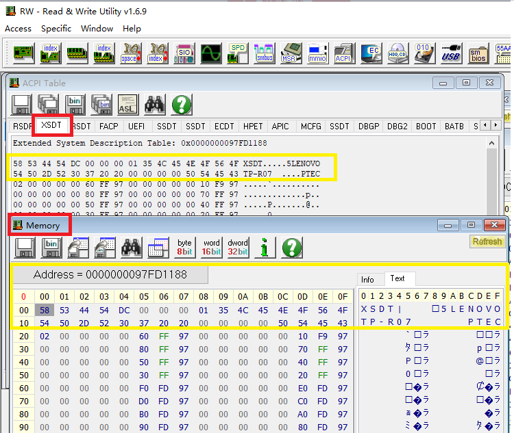 RW 搜索ACPI协议RSD PTR表_rw - read & write utility-CSDN博客
