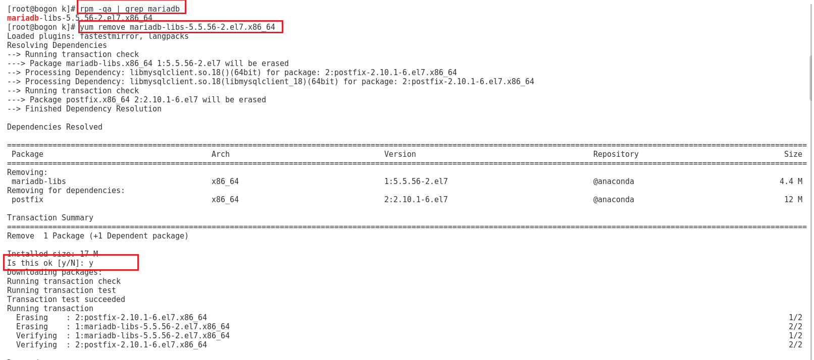 CentOS 7通过 yum 安装 Mariadb详细步骤_# yum install -y mariadb*-CSDN博客