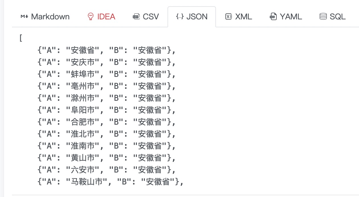 前端技巧和工具—excel表格数据转json代码实现将excel 文件中的数据转化为json 键值对数据 Csdn博客