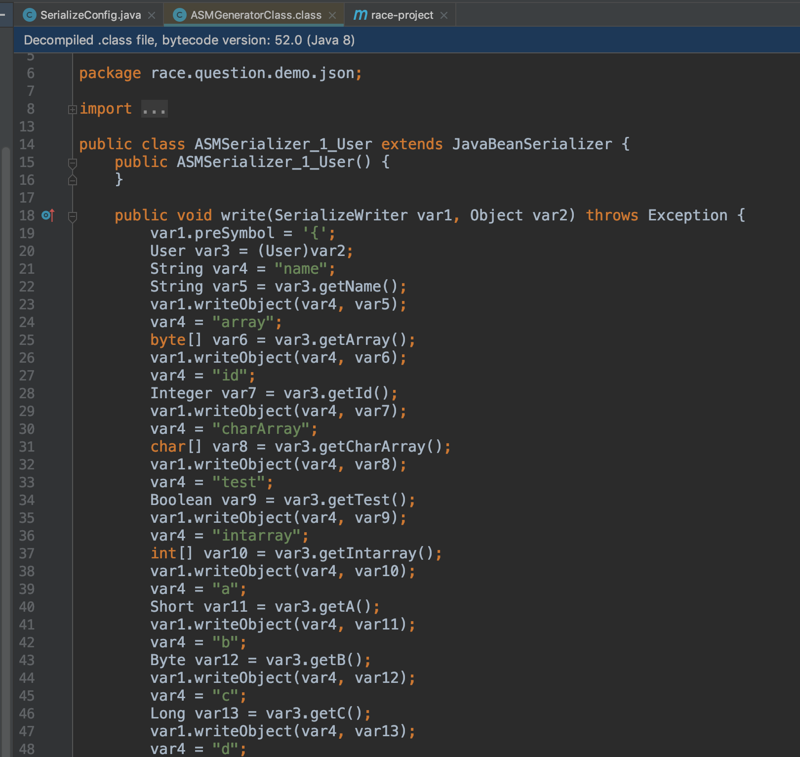 分析FastJSON为何那么快与字节码增强技术揭秘_fastjson为什么快-CSDN博客