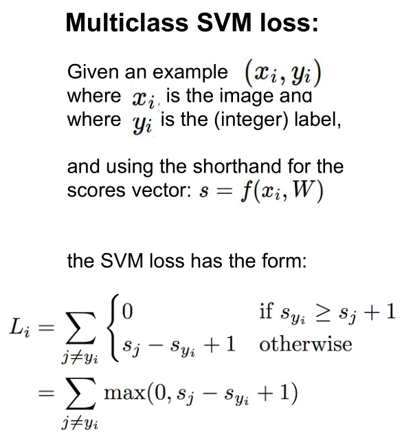 【cs231n】lecture 3损失函数和优化_svm损失函数的最大损失值和最小损失值-CSDN博客