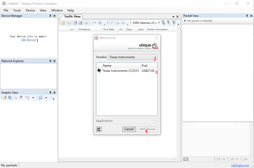 ZIgBee抓包工具Ubiqua Protocol Analyzer使用方法_ubiqua protocol analyzer使用说明-CSDN博客