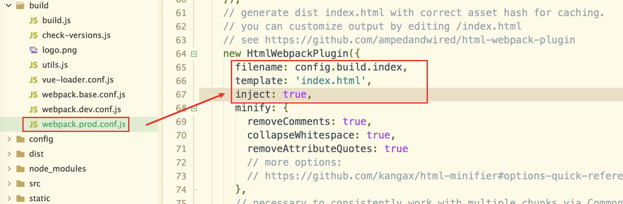 之前一直没有注意，vue-cli脚手架搭建的项目的index.html是怎样加载js 、css的。_built files will be auto injected什么意思-CSDN博客