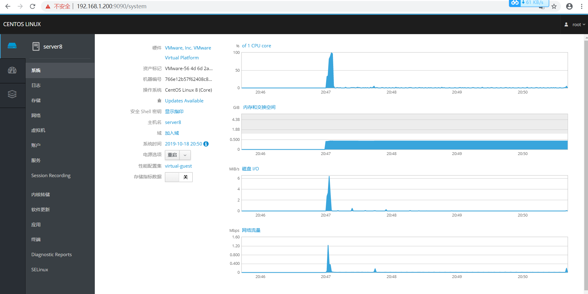 Centos8激活cockpit web控制台_cockpit默认账号密码-CSDN博客