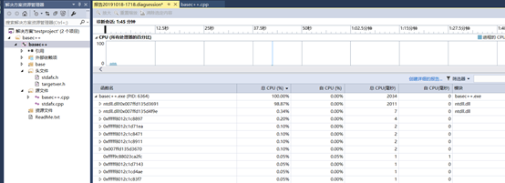 Visual Studio开发工具---- 性能探测器-CPU使用率分析_通过visual studio饭呢西软件cpu占用率-CSDN博客