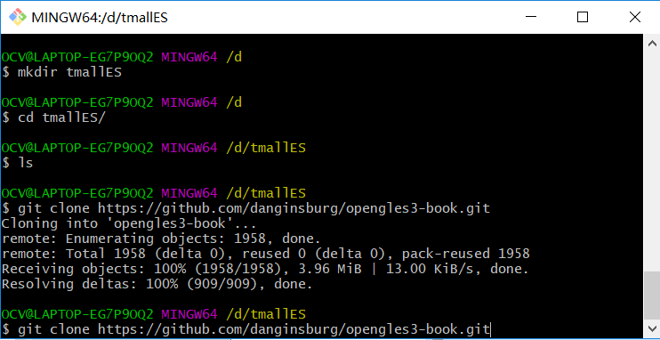 Windows 上Mali仿真实践编译OpenGL ES 3.0 Programming Guide 例程环境配置_mali gles ...