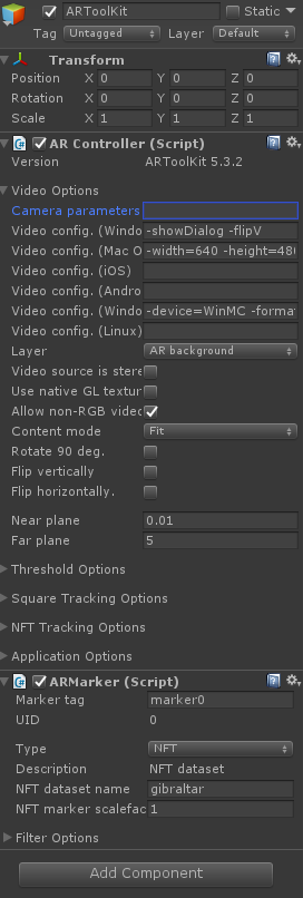 ARToolKit-unity_unity artoolkits camera paramater-CSDN博客