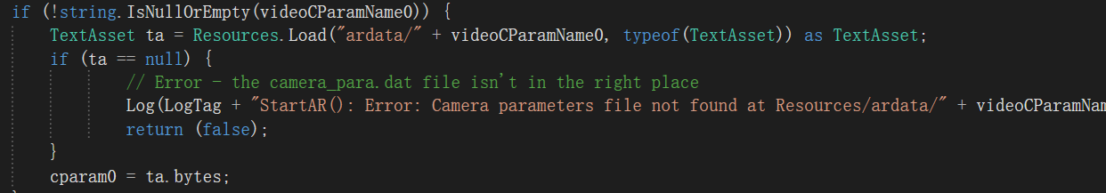 ARToolKit-unity_unity artoolkits camera paramater-CSDN博客