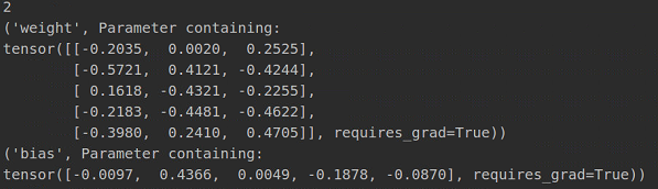 Pytorch 打印模型的参数值 Csdn博客 