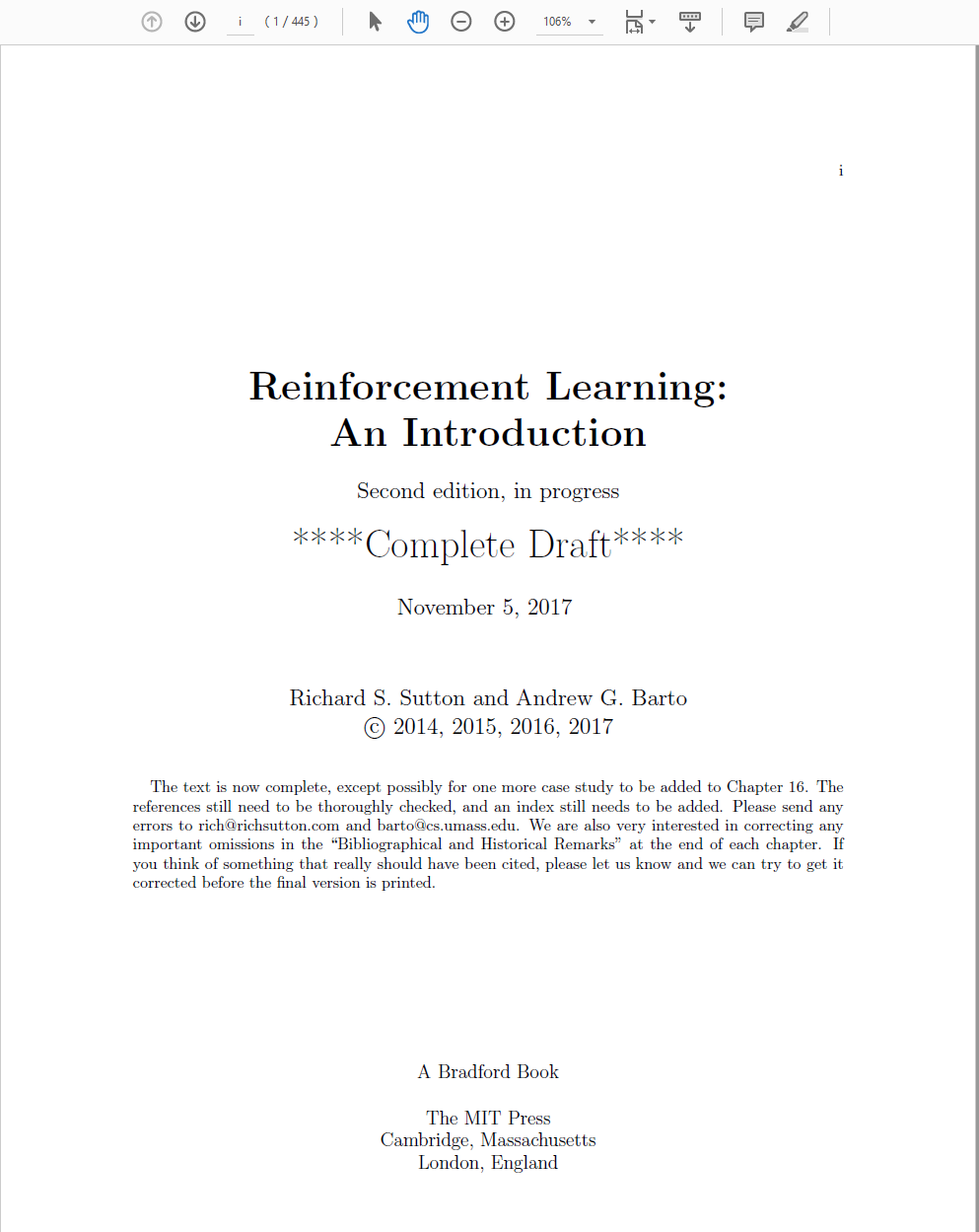 QUANT[13]强化学习(Reinforcement Learning)学习笔记1_algorithms for reinforcement learning 学习笔记-CSDN博客