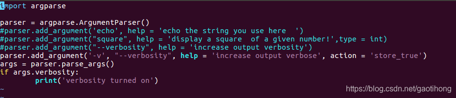 Argparse 外部传参数argparse 外部参数 Csdn博客