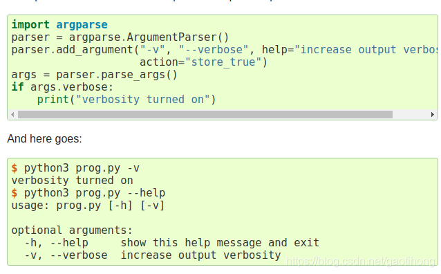 Argparse 外部传参数argparse 外部参数 Csdn博客
