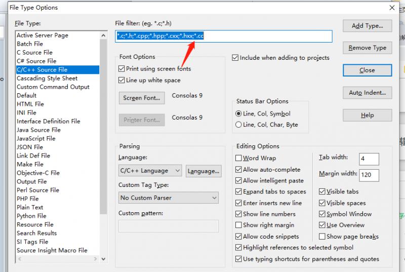 Solve The Problem That Source Insight 40 Does Not Recognize The Cc File Programmer Sought