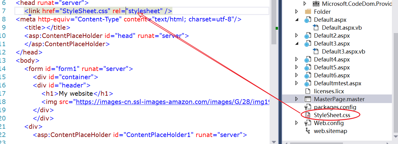 在asp.net的母版页中使用css样式表_asp使用css样式-CSDN博客