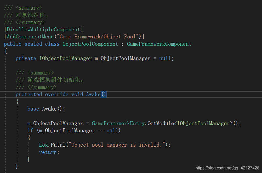 Gameframework 学习笔记(九)objectpool Unitygameframework Objectpool Csdn博客