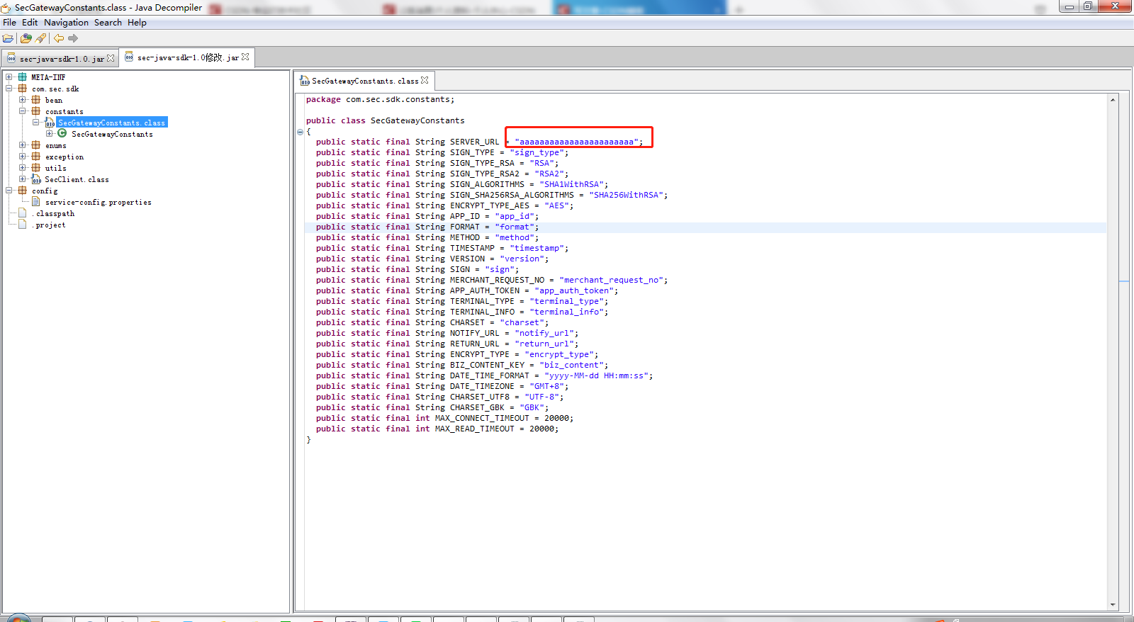 jar包反编译修改内容 使用工具JD-GUI + Eclipse_eclipse jdgui-CSDN博客