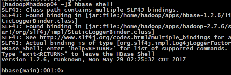 HBASE的shell操作_hbase shell 操作:复制查看状态-CSDN博客