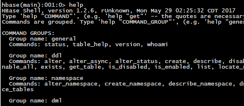 HBASE的shell操作_hbase shell 操作:复制查看状态-CSDN博客