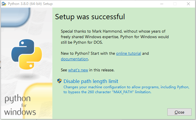 python-3.8.0安装_更改计算机配置以允许程序绕过200个-CSDN博客