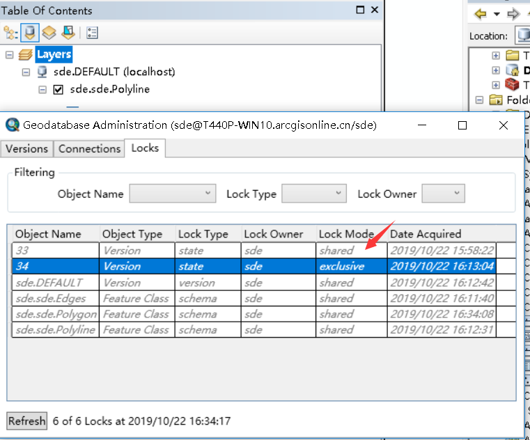 ArcSDE地理数据库 锁以及 解锁的概述_arcgis开始编辑数据源已锁定-CSDN博客