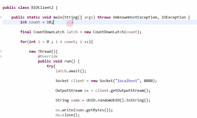 BIO实例_bio如何写-CSDN博客