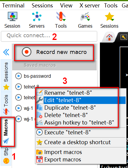 MobaXterm basic operations: logging and macro scripts - Programmer Sought