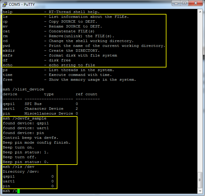 IOT-OS之RT-Thread（十）--- DFS文件系统管理与devfs/elmfat示例_rtthread dfs-CSDN博客